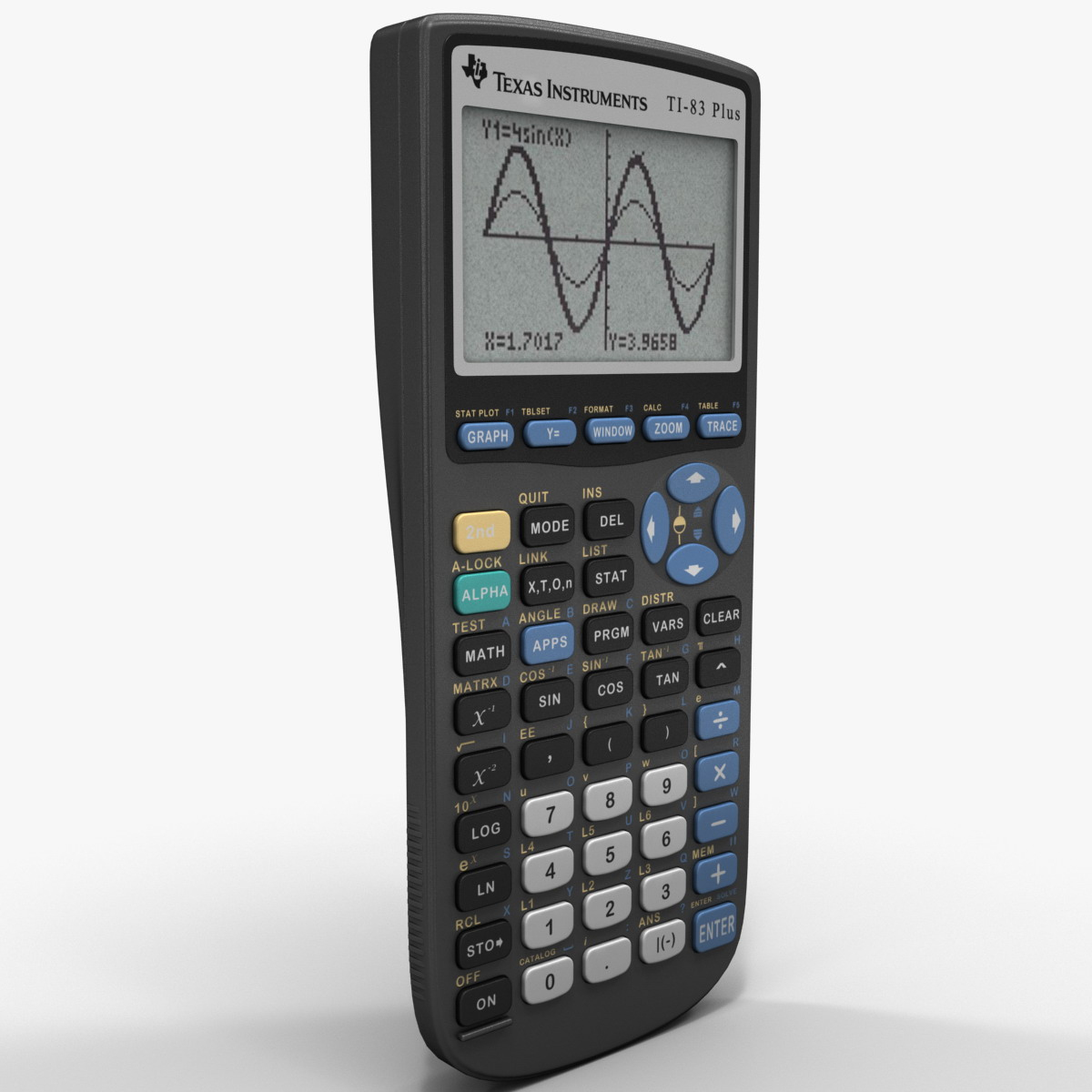 3d model graphing calculator texas instruments