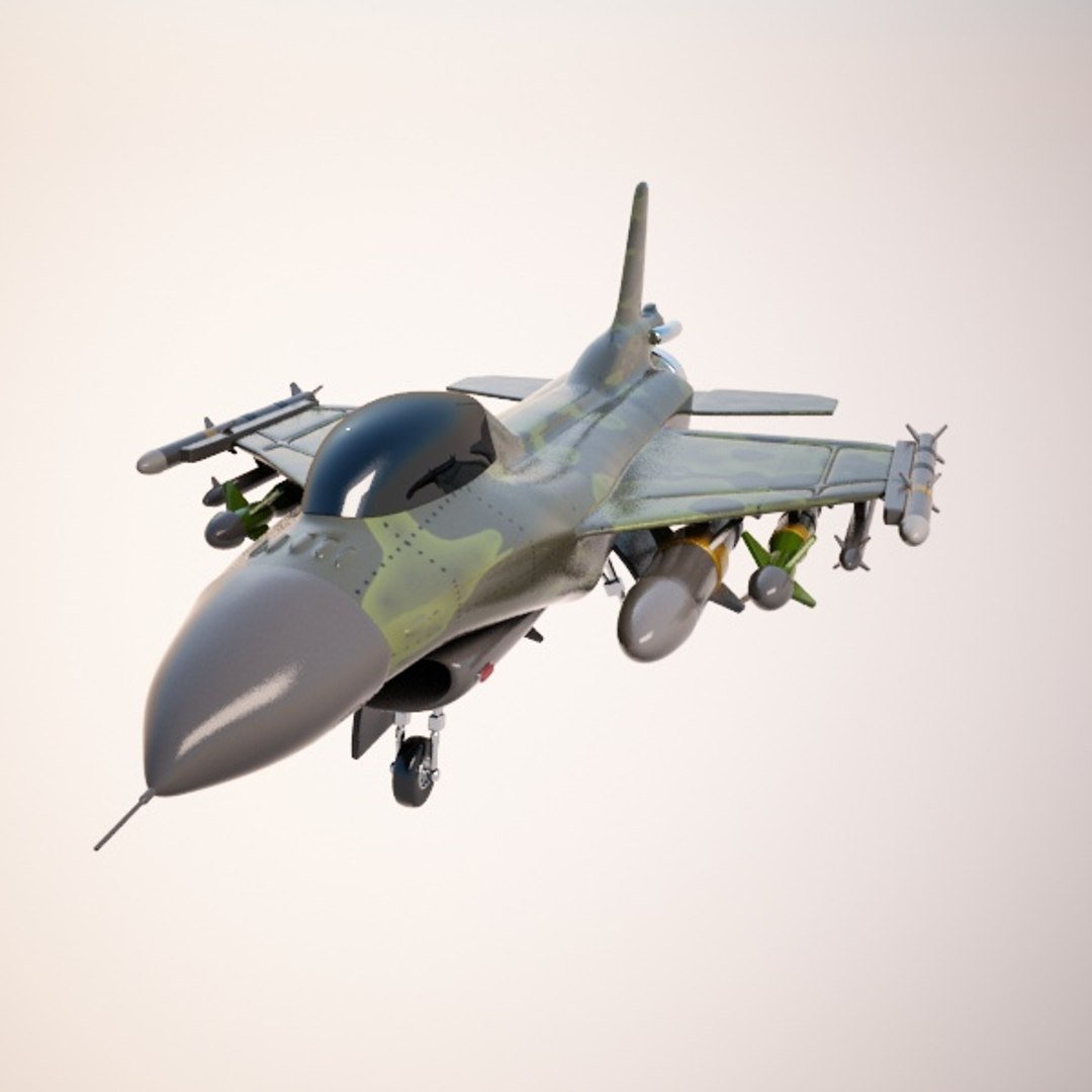 Fighter Aircraft Air 3d Model