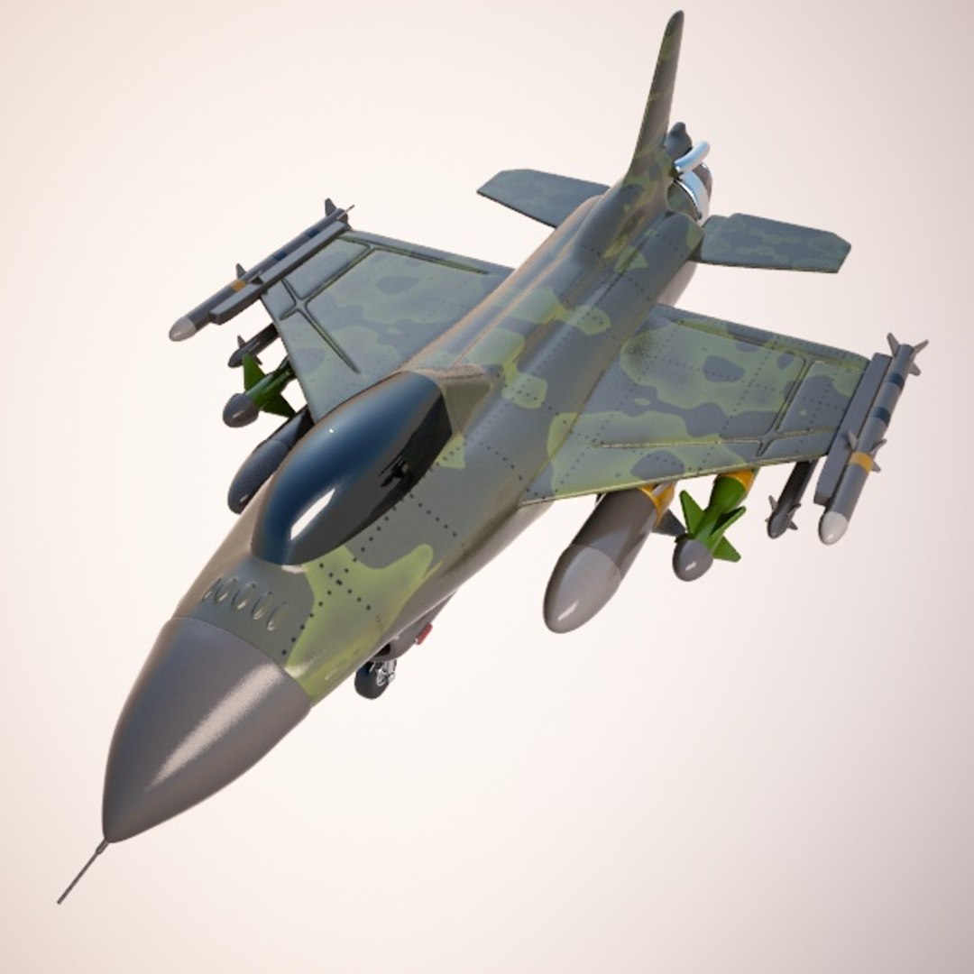 Fighter Aircraft Air 3d Model