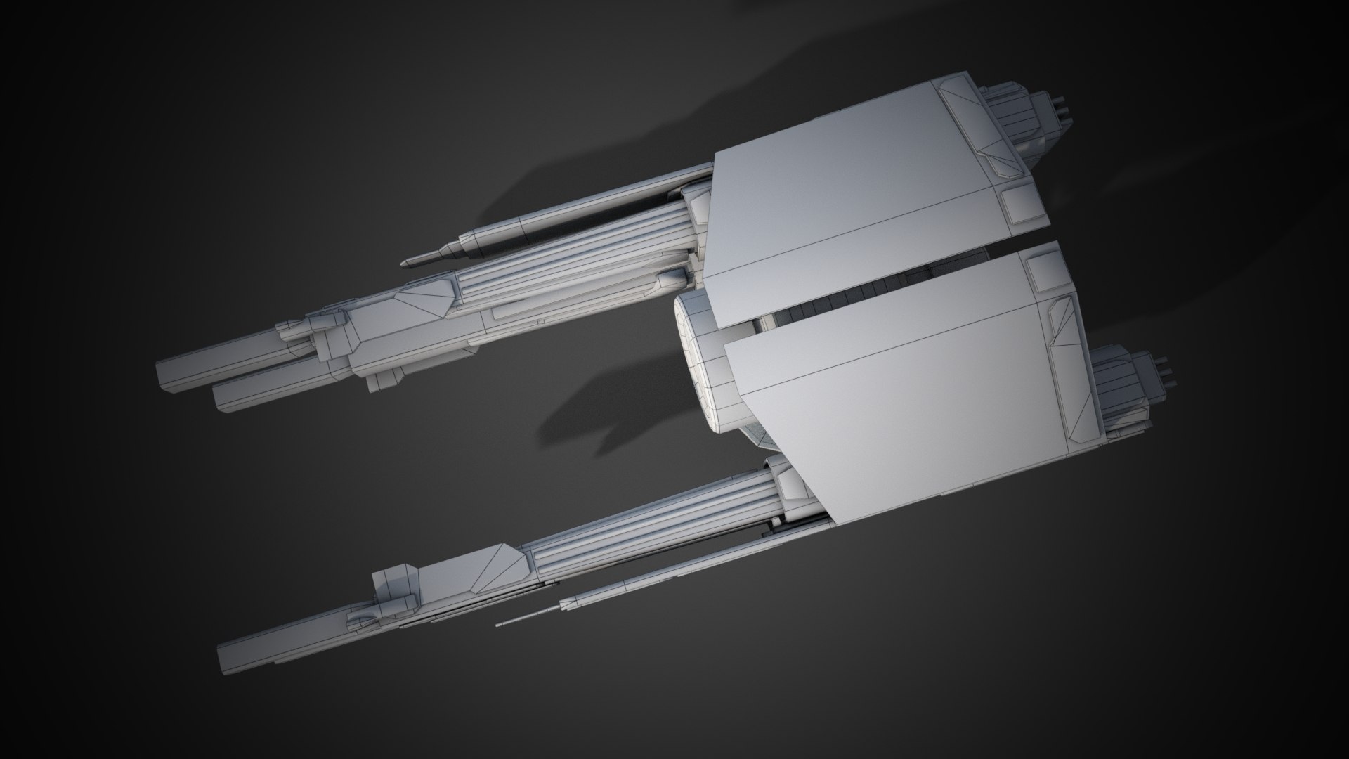 Sci-fi Close Combat Gun Turret 3D - TurboSquid 2184872