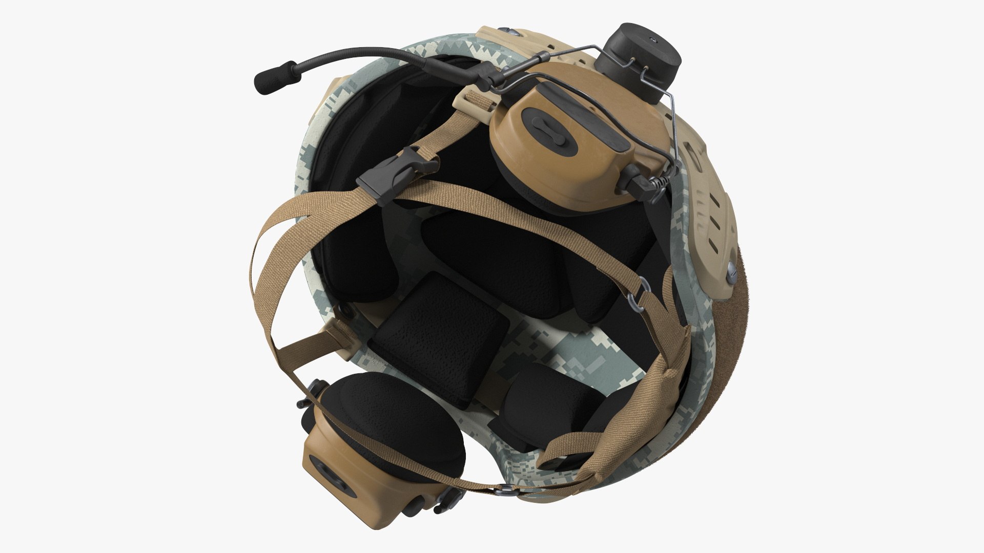Tactical Gear Helmet Grey Camo Fur For Cinema 4D 3D Model - TurboSquid ...