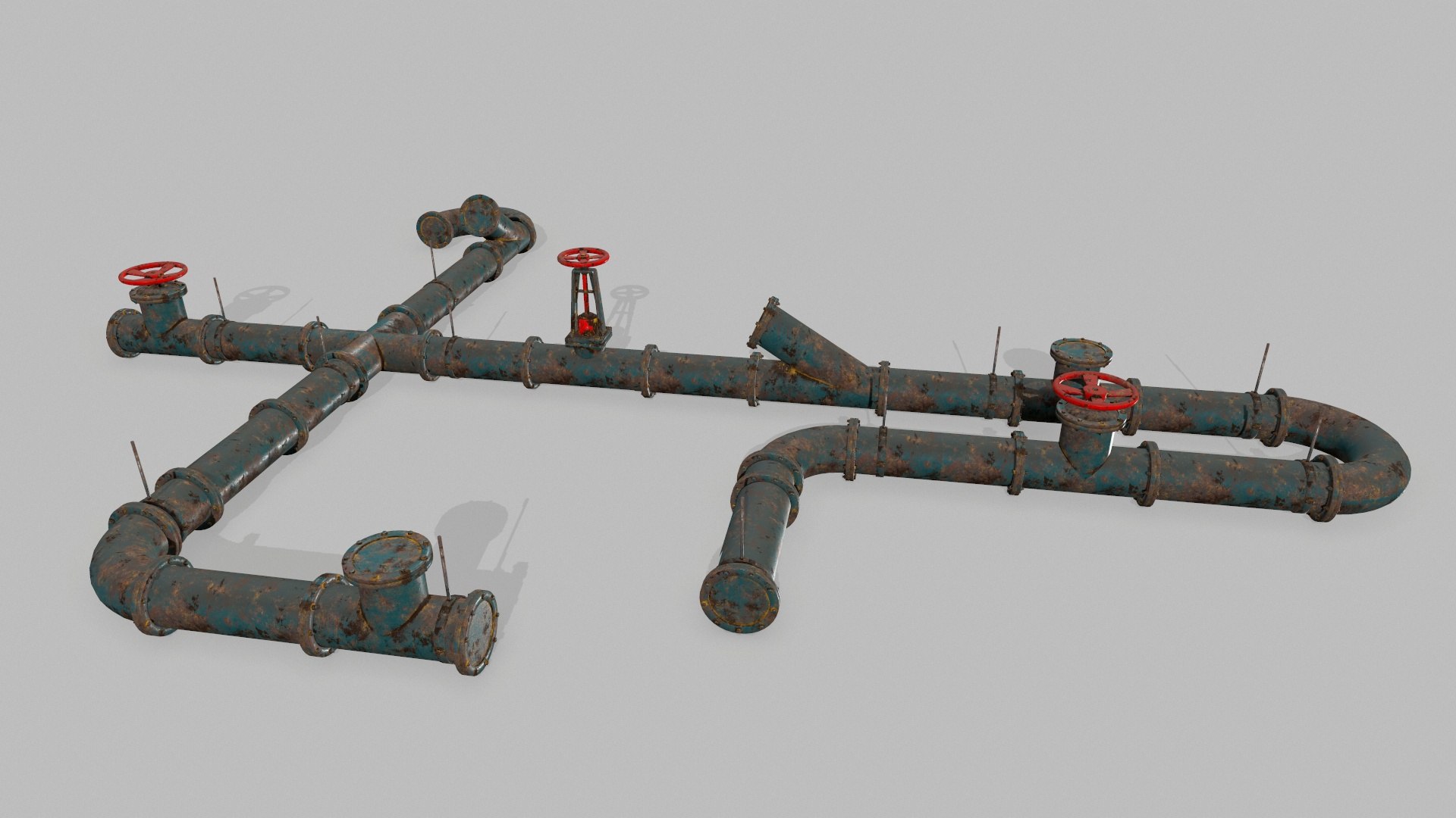 Pipe set 3D - TurboSquid 1330345