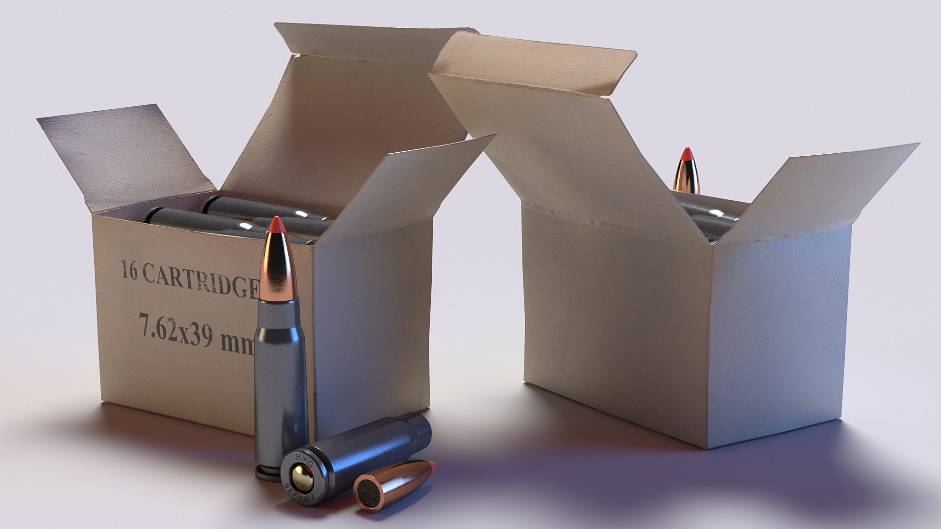 Box 7 62x39mm intermediate 3D - TurboSquid 1680372