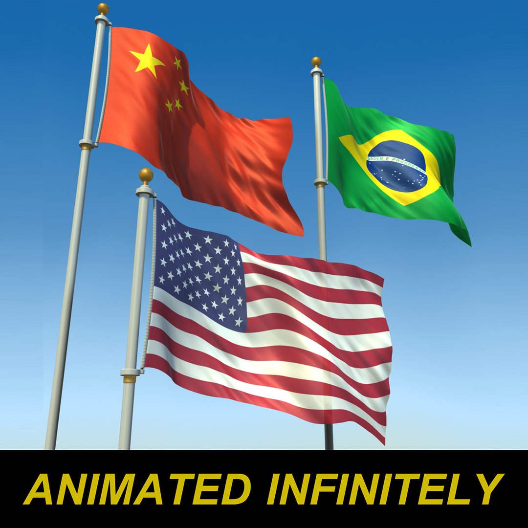 Flags 3d Model