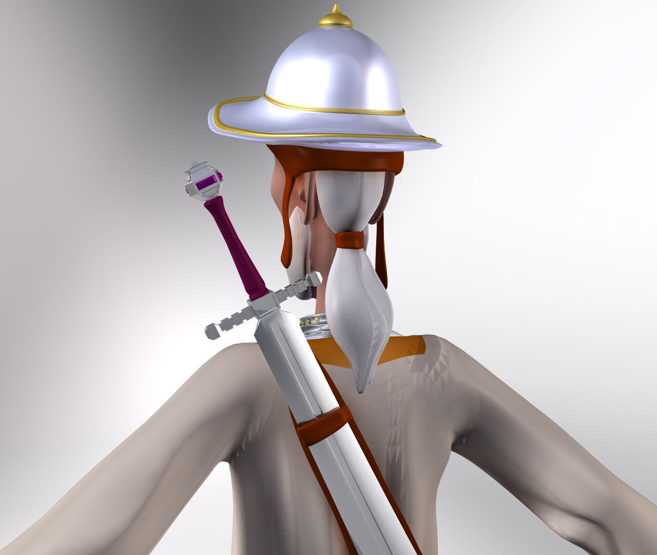 3D Wizard Warrior - TurboSquid 1309642