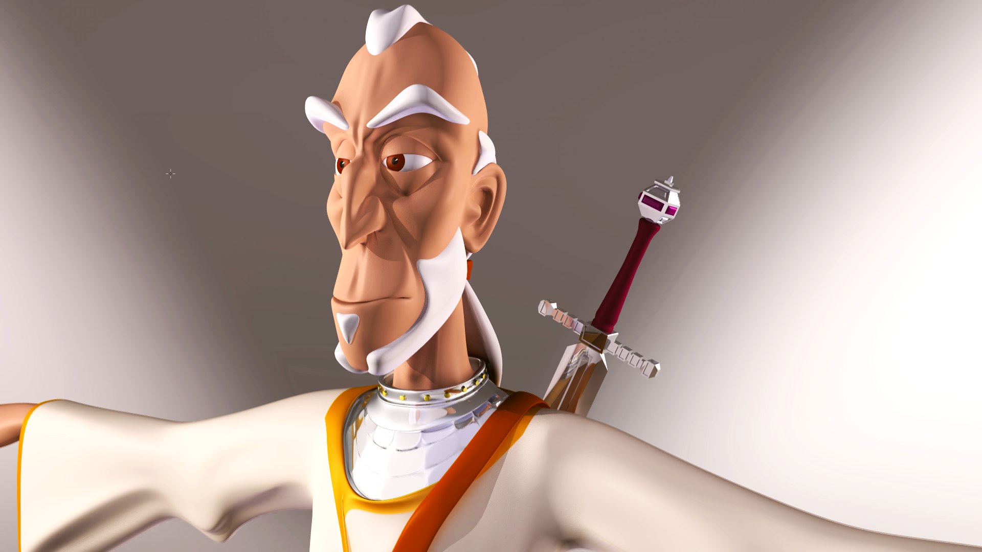 3D Wizard Warrior - TurboSquid 1309642