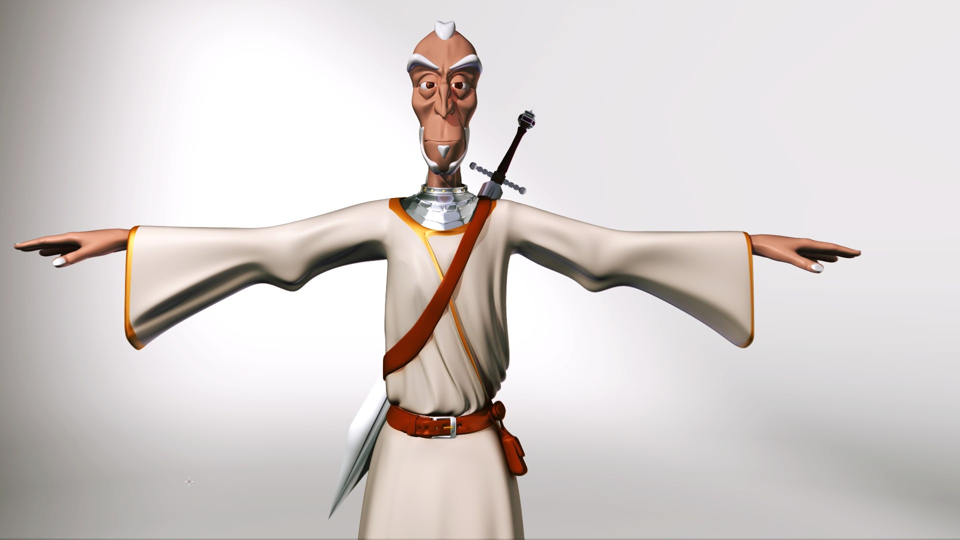 3D Wizard Warrior - TurboSquid 1309642