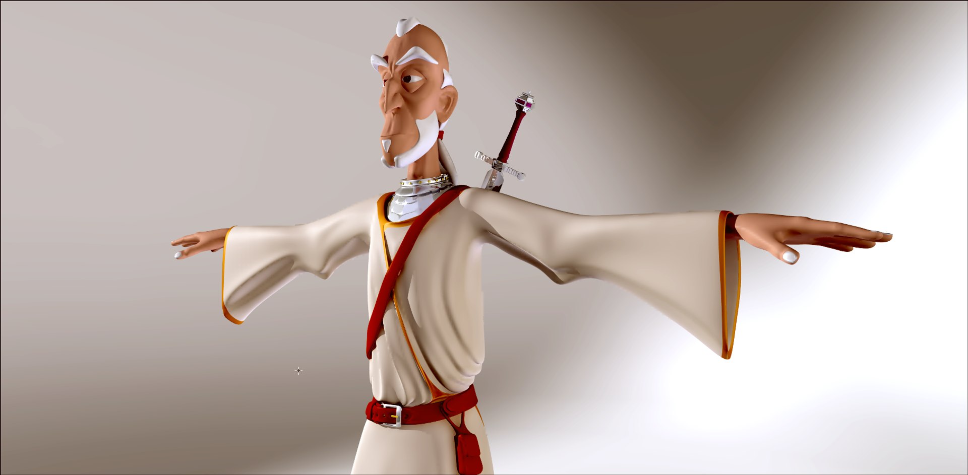 3D Wizard Warrior - TurboSquid 1309642