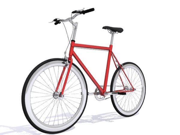 3d model bicycle mountain bike