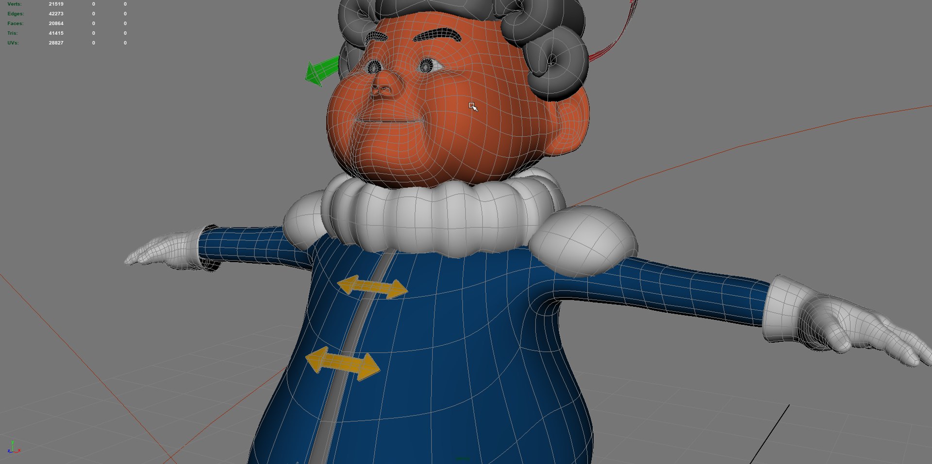 Grumpy king cartoon character 3D model - TurboSquid 1337342