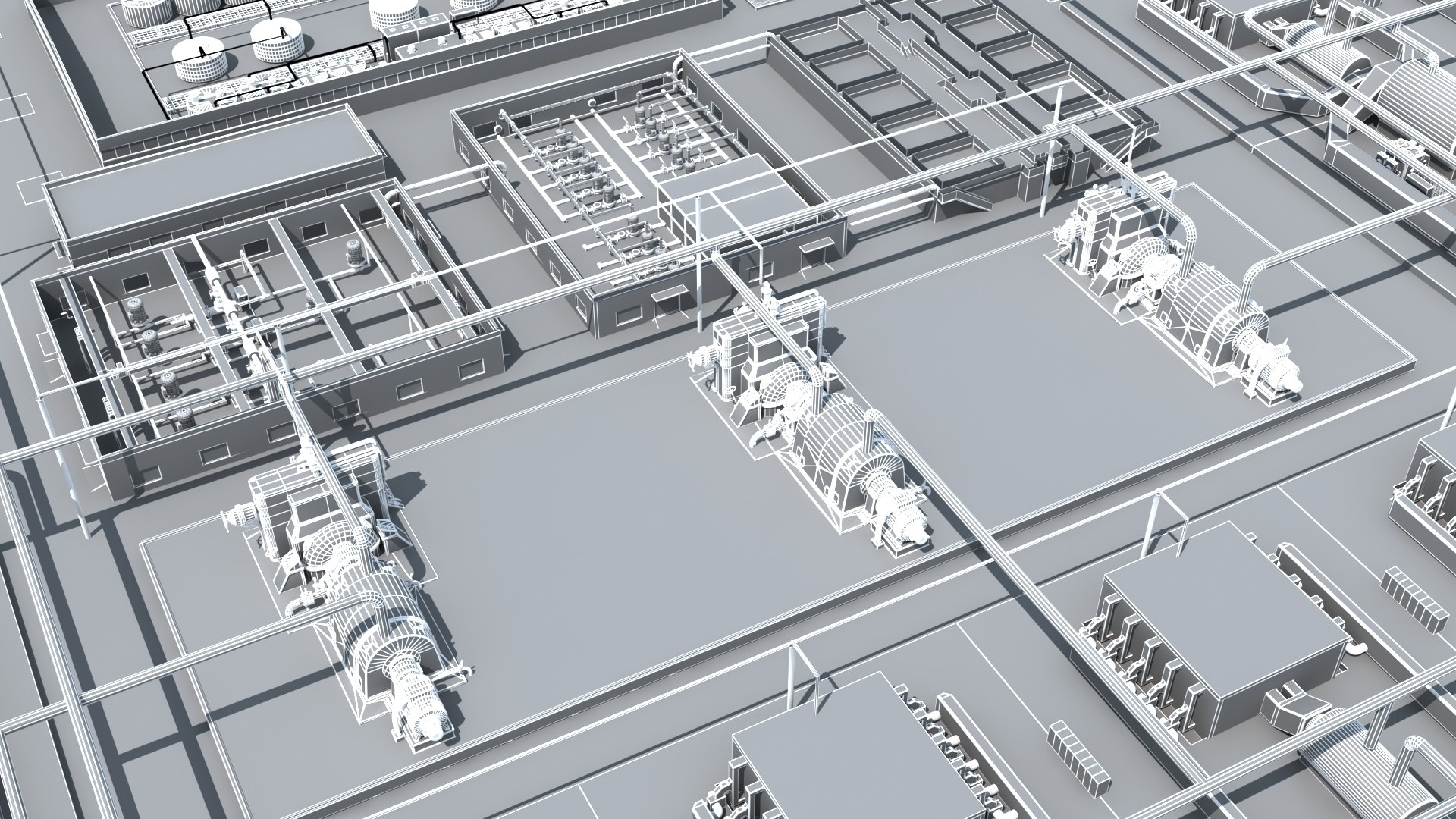 3D Modern Energy Storage Power Station Model - TurboSquid 2320875