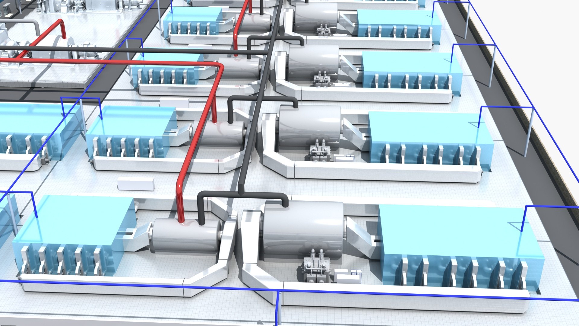 3D Modern Energy Storage Power Station Model - TurboSquid 2320875