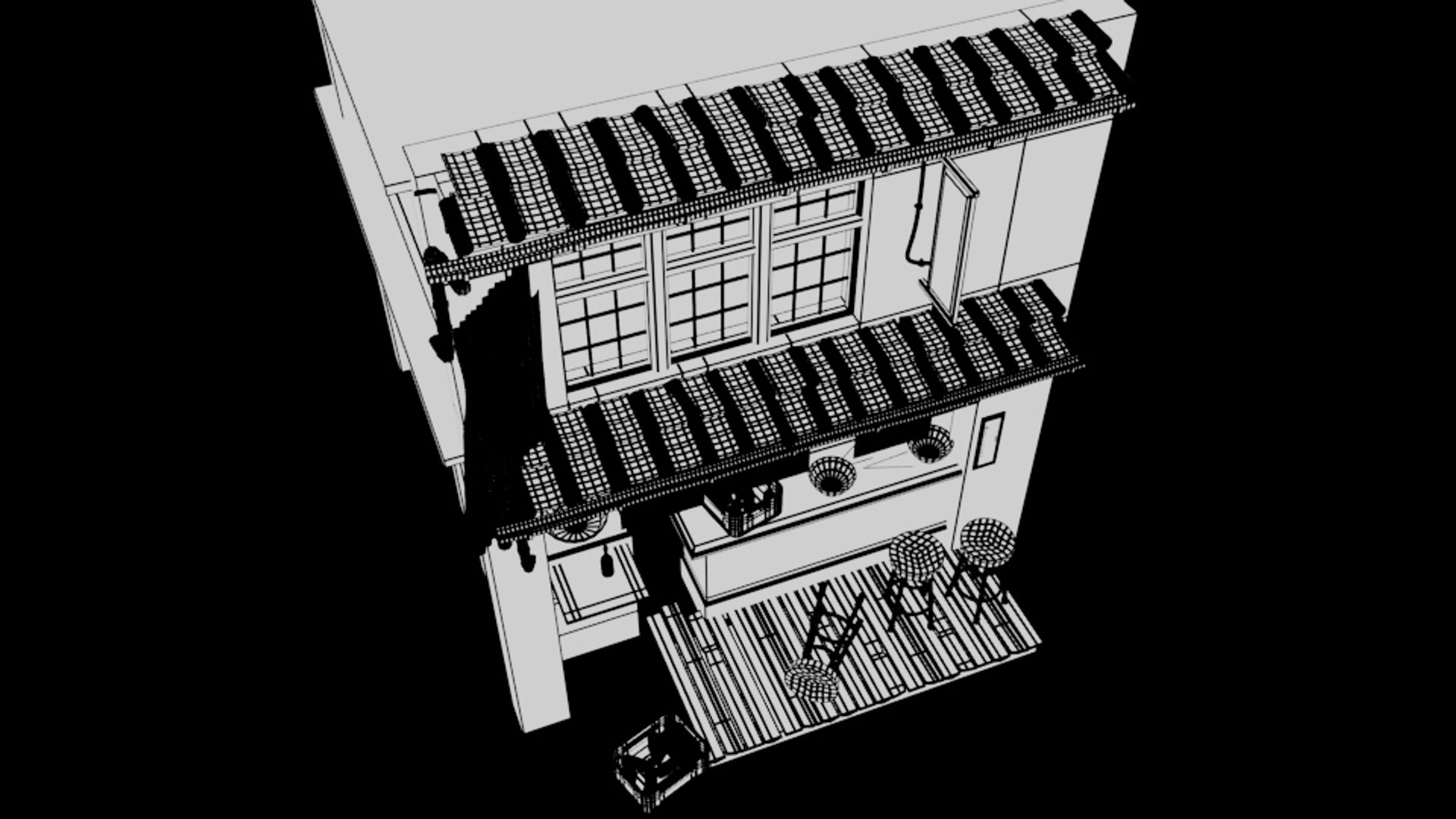 SUSHI SHOP FACADE 3D Model - TurboSquid 2017195