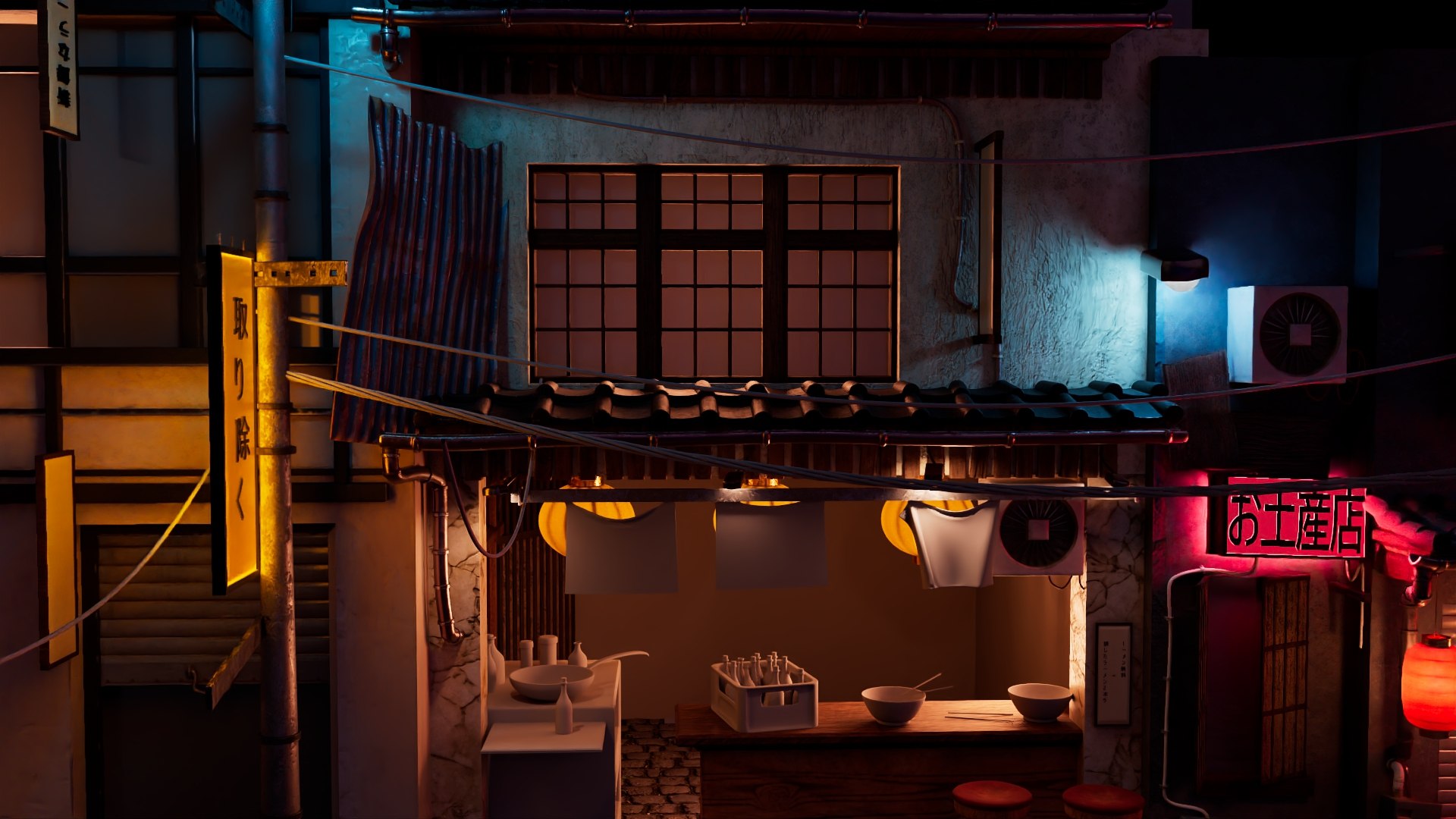 SUSHI SHOP FACADE 3D Model - TurboSquid 2017195