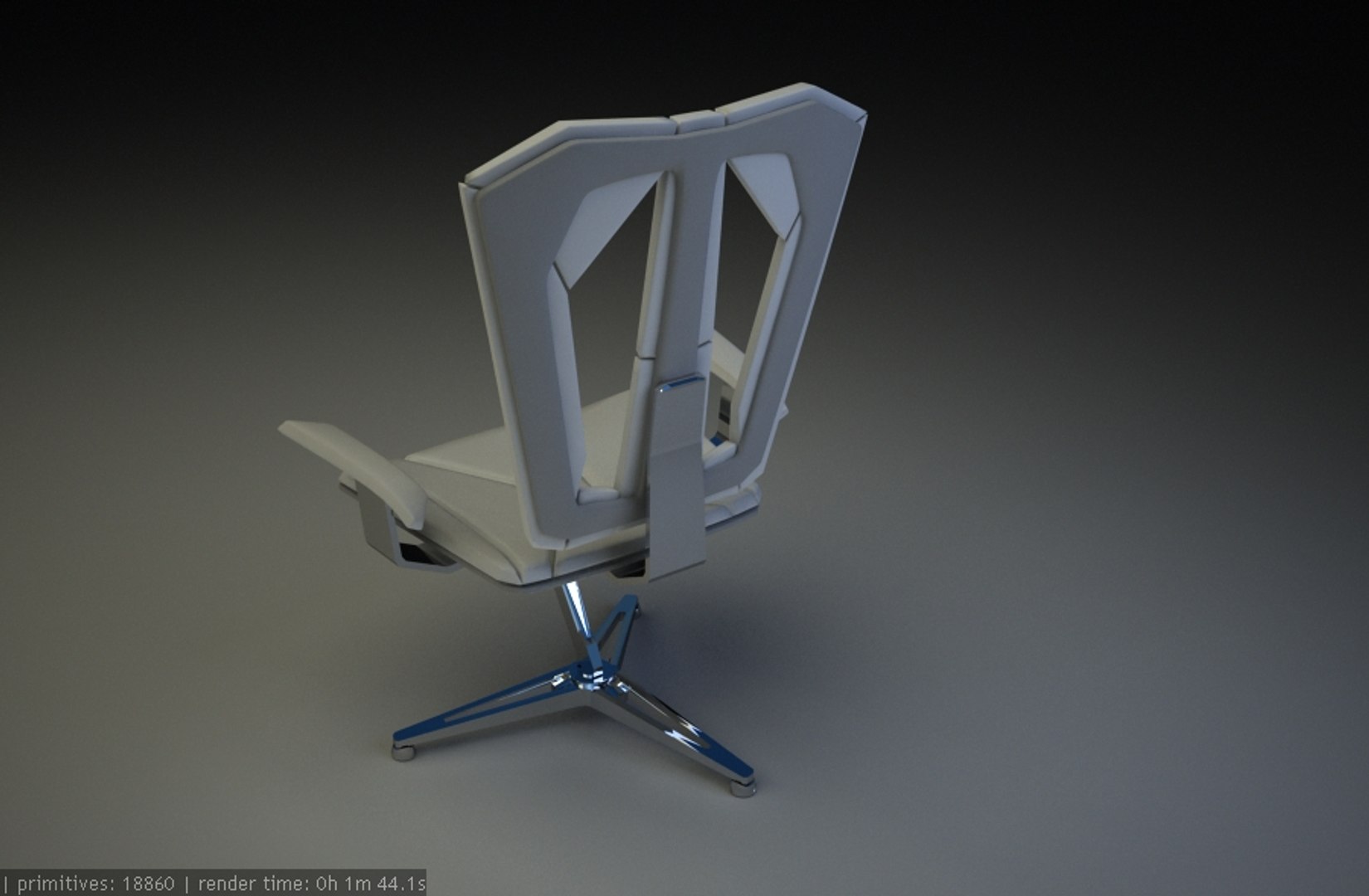 Futuristic Chair 3ds Free