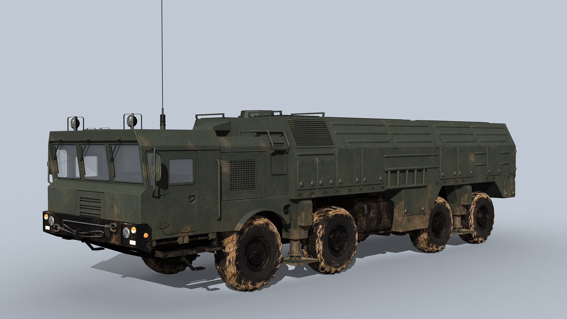 Iskander missile systems vehicle 3D model - TurboSquid 1573707