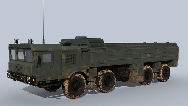 Iskander missile systems vehicle 3D model - TurboSquid 1573707