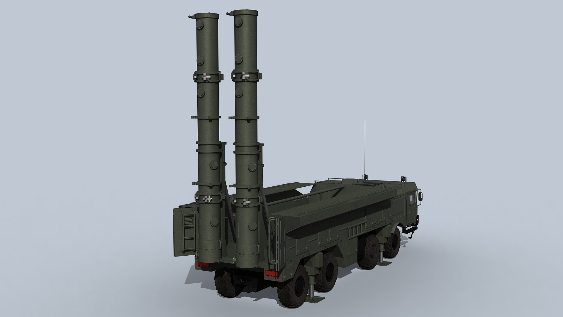 Iskander missile systems vehicle 3D model - TurboSquid 1573707