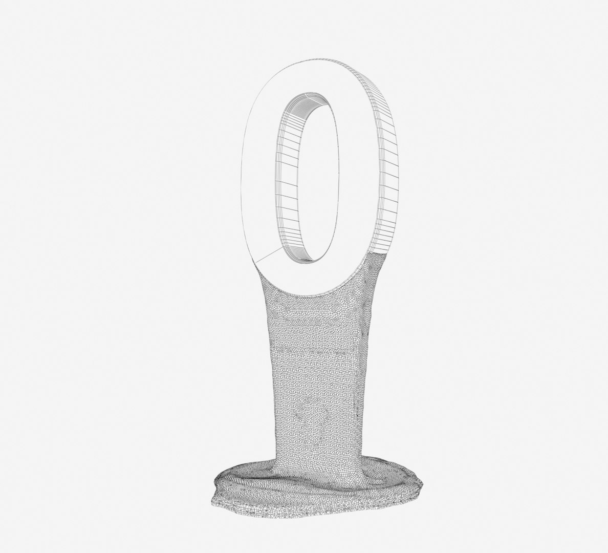Number Zero 3D - TurboSquid 1409080