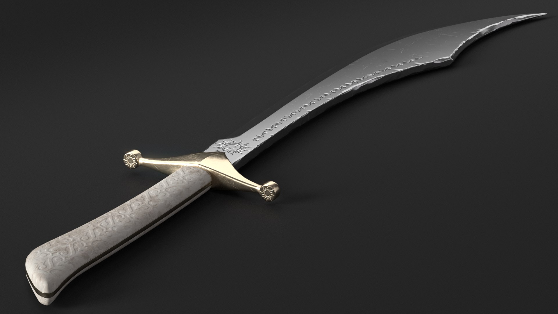 Scimitar Sword 3D - TurboSquid 2113457