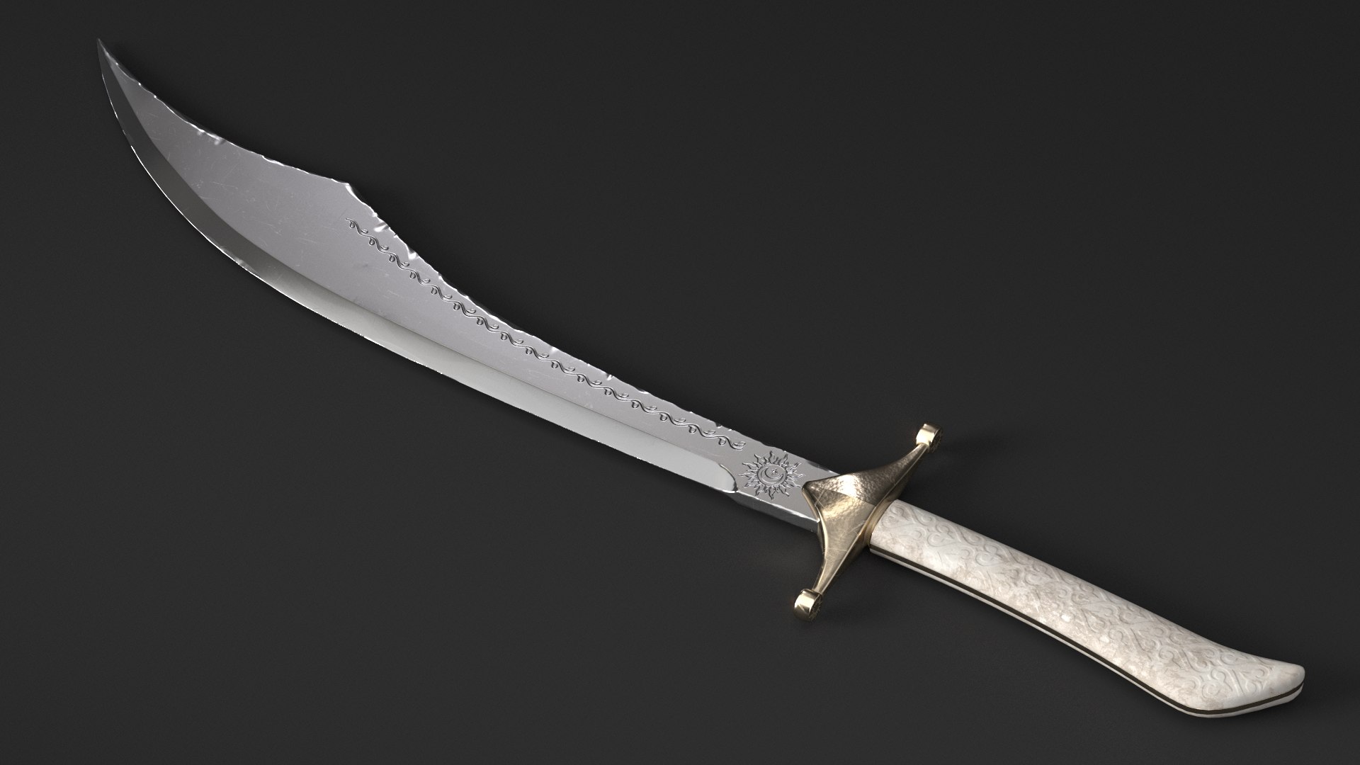 Scimitar Sword 3D - TurboSquid 2113457