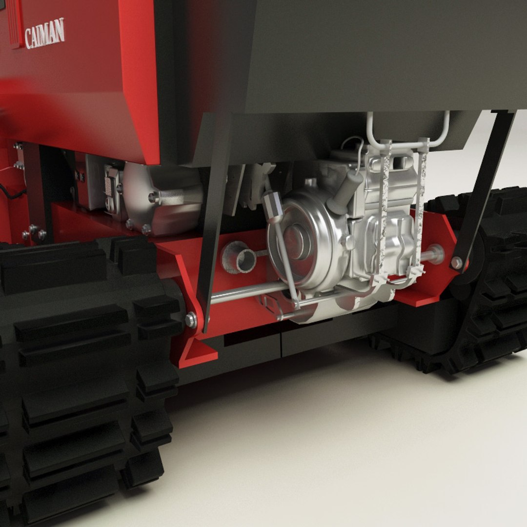 3d model snow thrower caiman snowpy