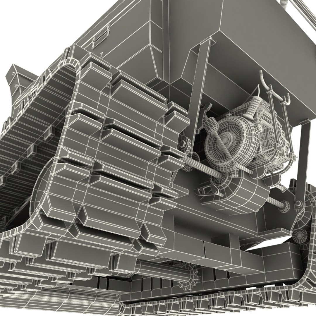 3d model snow thrower caiman snowpy