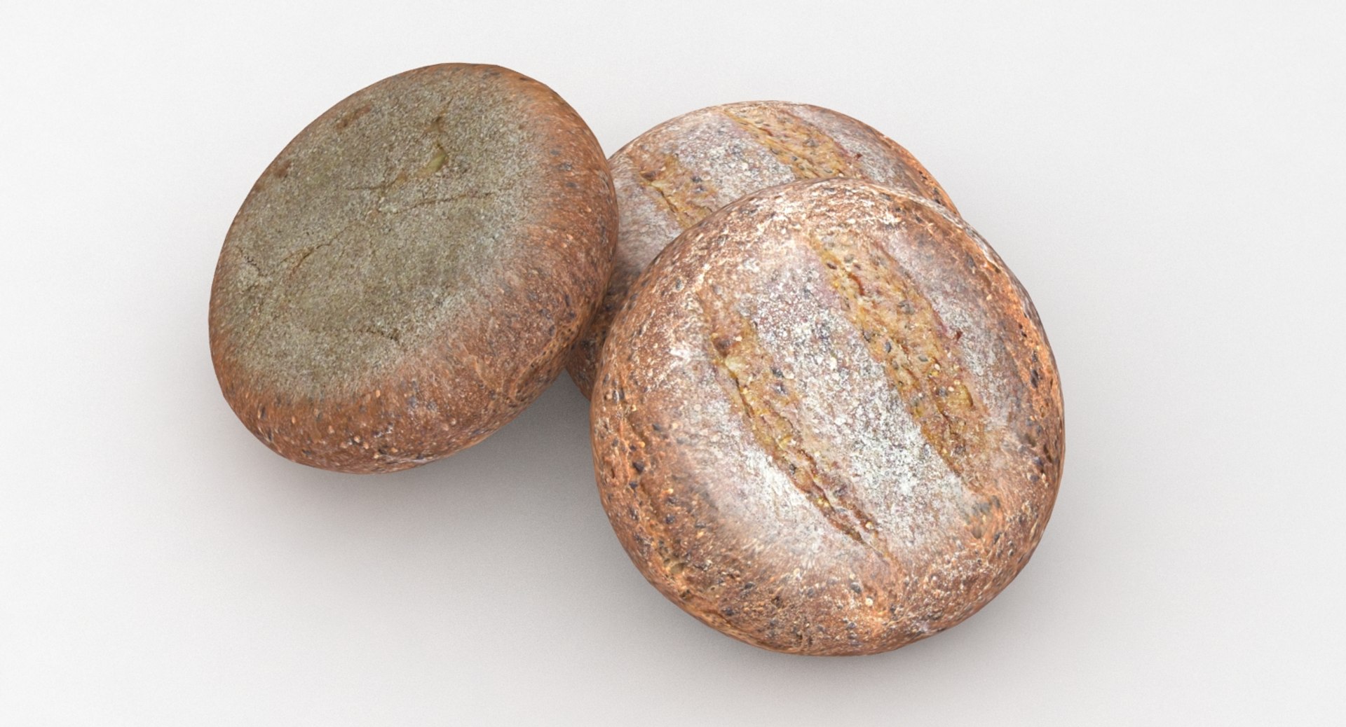 Millet Bread 3D Model - TurboSquid 1191677