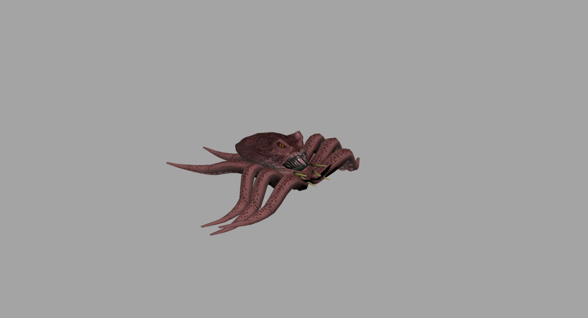 Octopus Monster Animation Model - TurboSquid 1338547