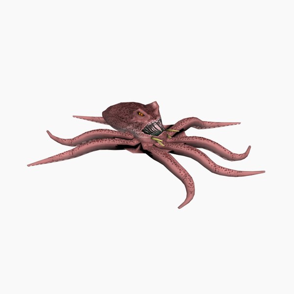 Octopus monster animation model - TurboSquid 1338547