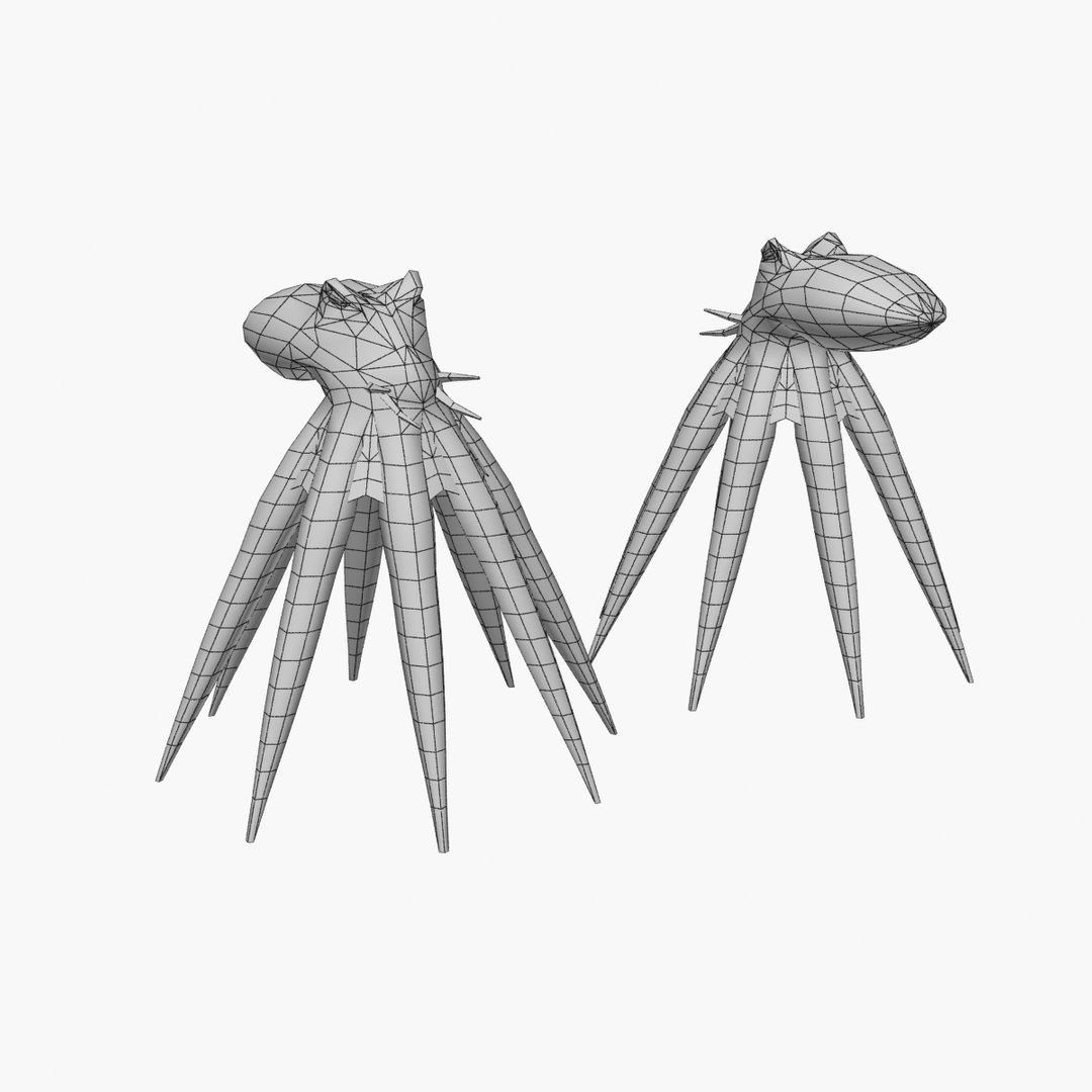 Octopus Monster Animation Model - TurboSquid 1338547