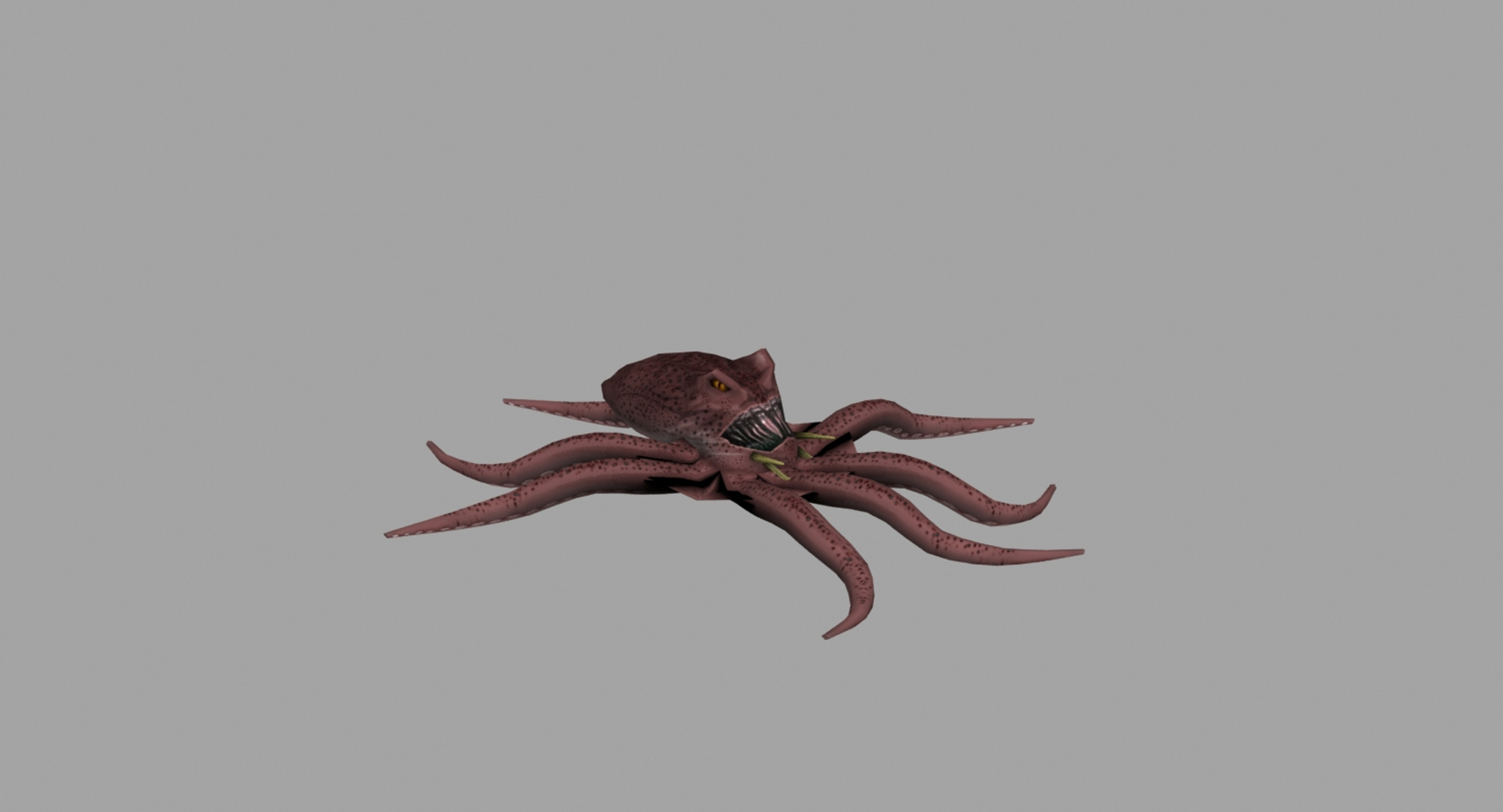 Octopus Monster Animation Model - TurboSquid 1338547