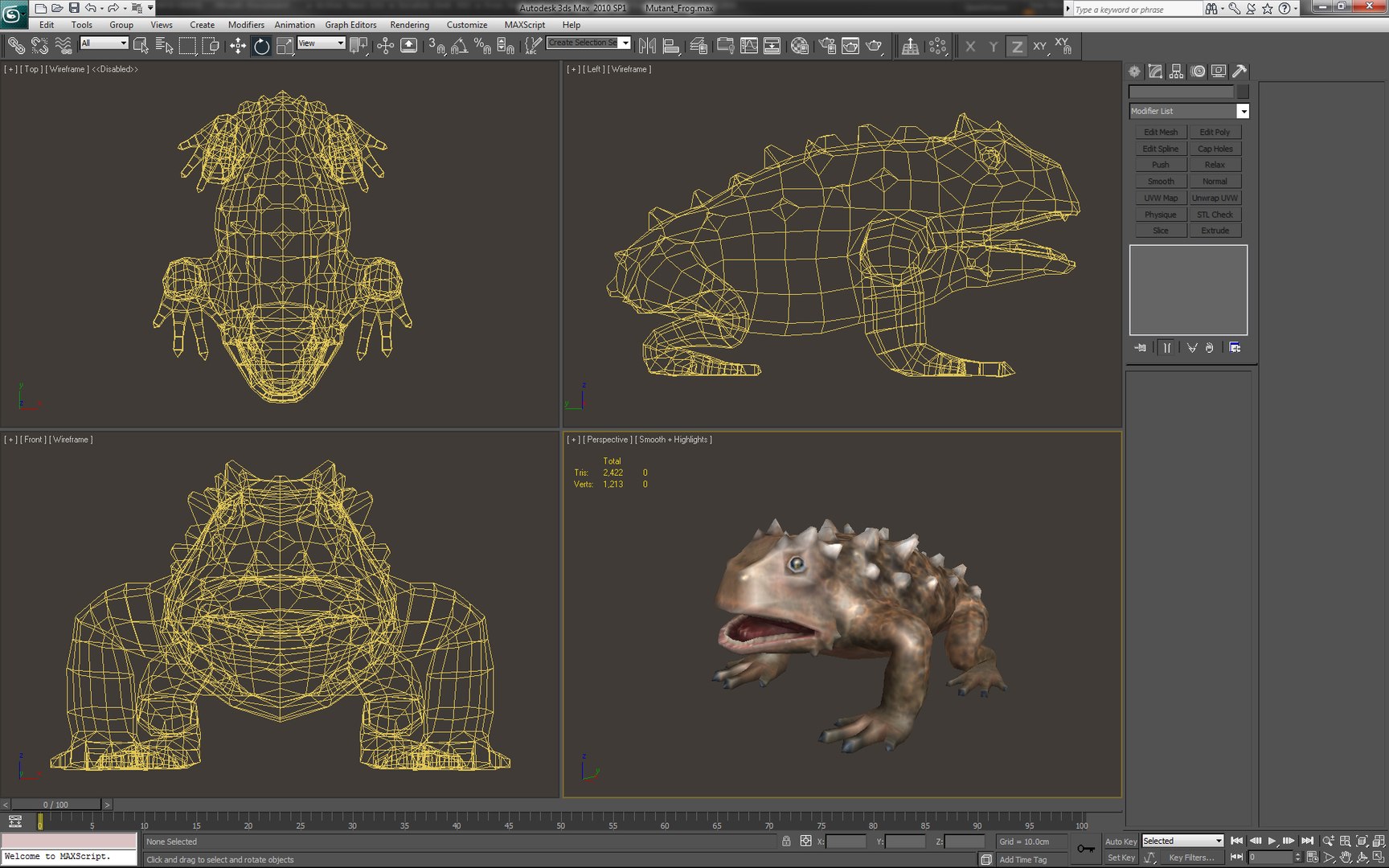 3d Mutant Frog Toad
