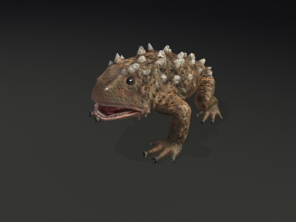 3d mutant frog toad