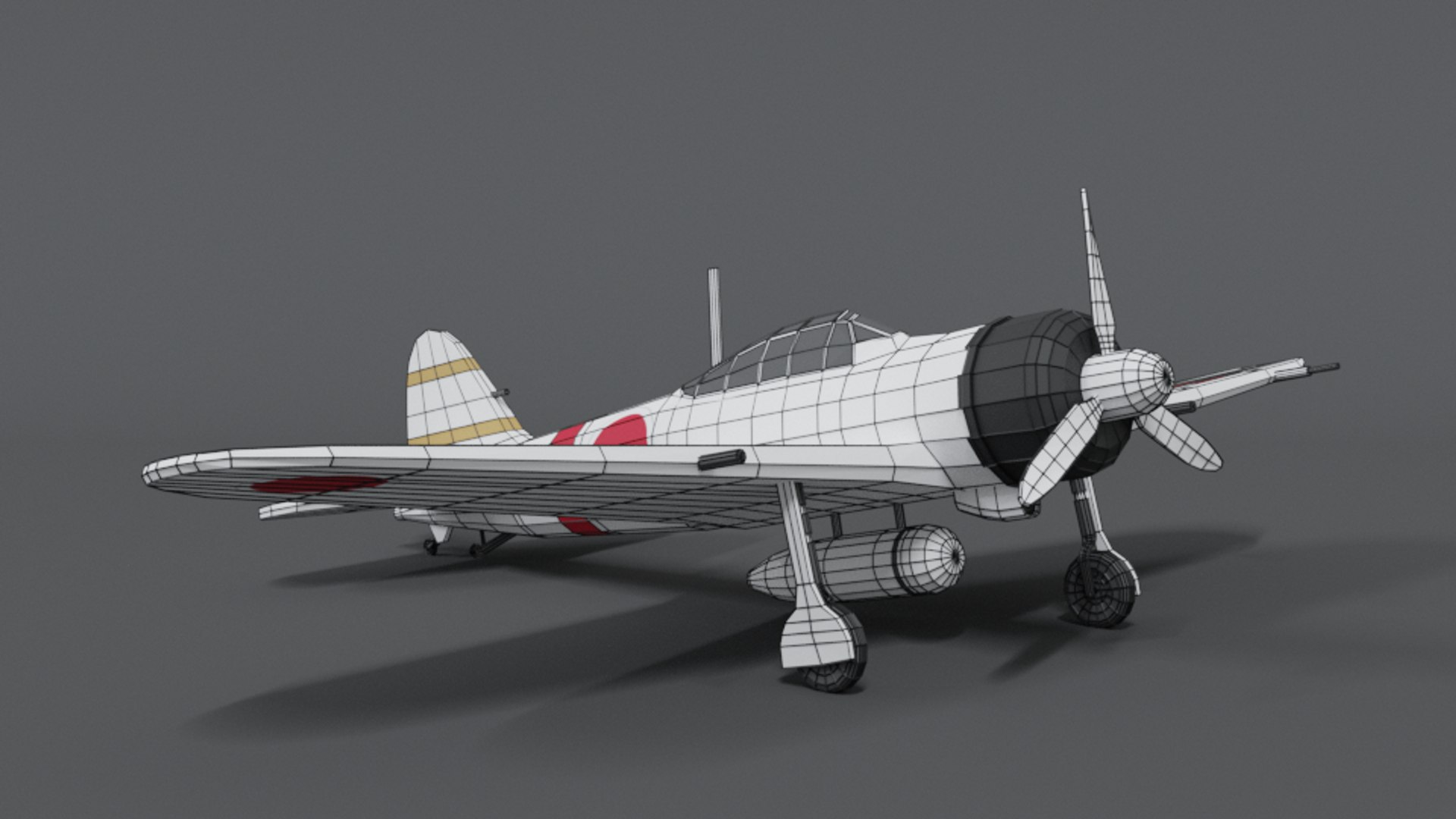 Mitsubishi A6m Zero Wwii Model - TurboSquid 1613640