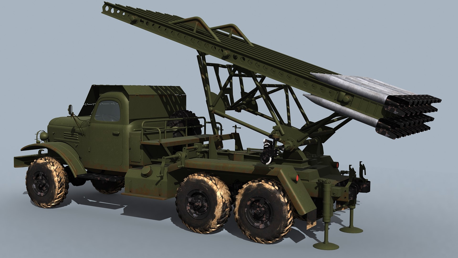 BM-13NM Katyusha Model - TurboSquid 2152410