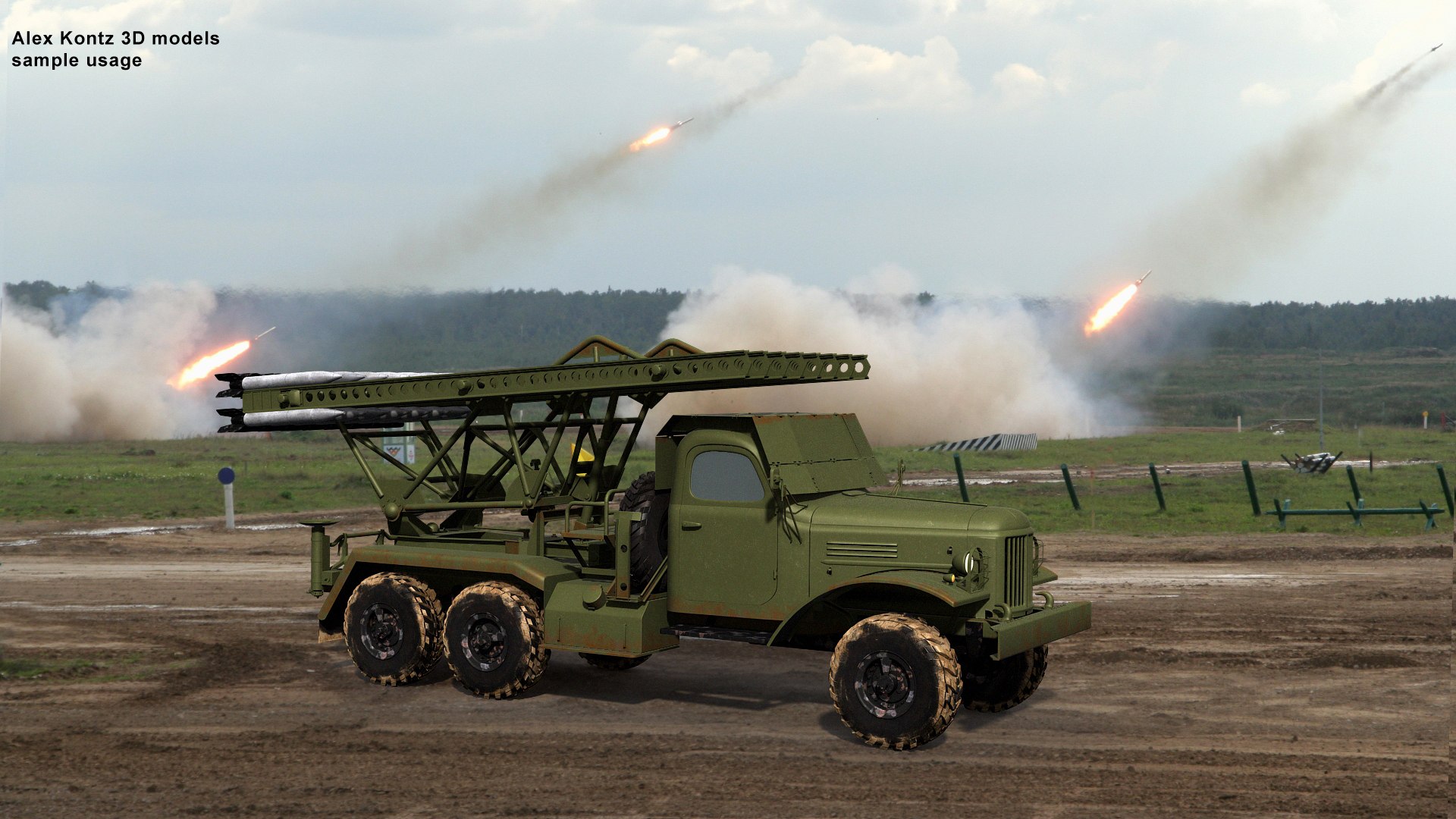 BM-13NM Katyusha Model - TurboSquid 2152410