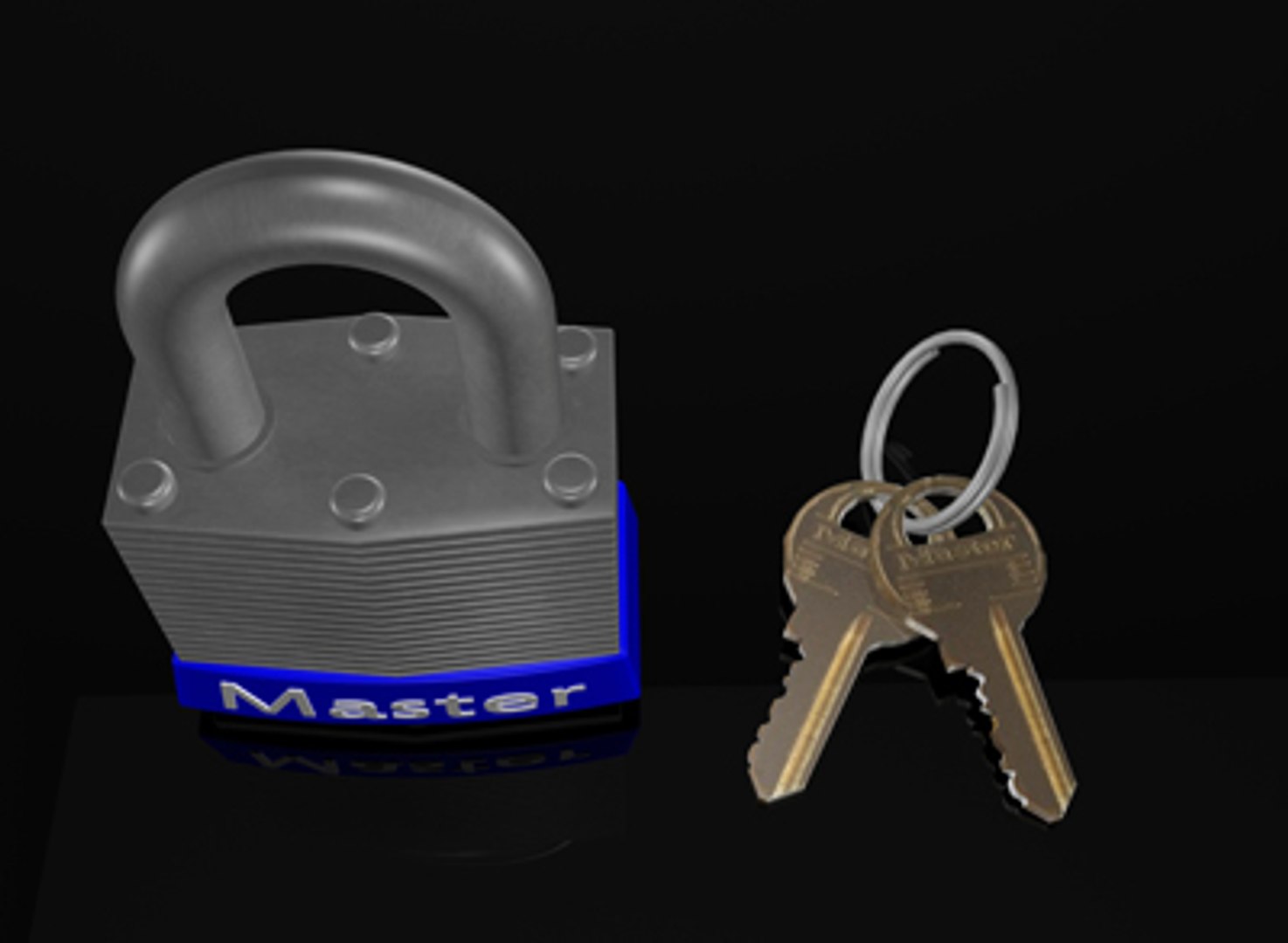 Master Lock 3d Max