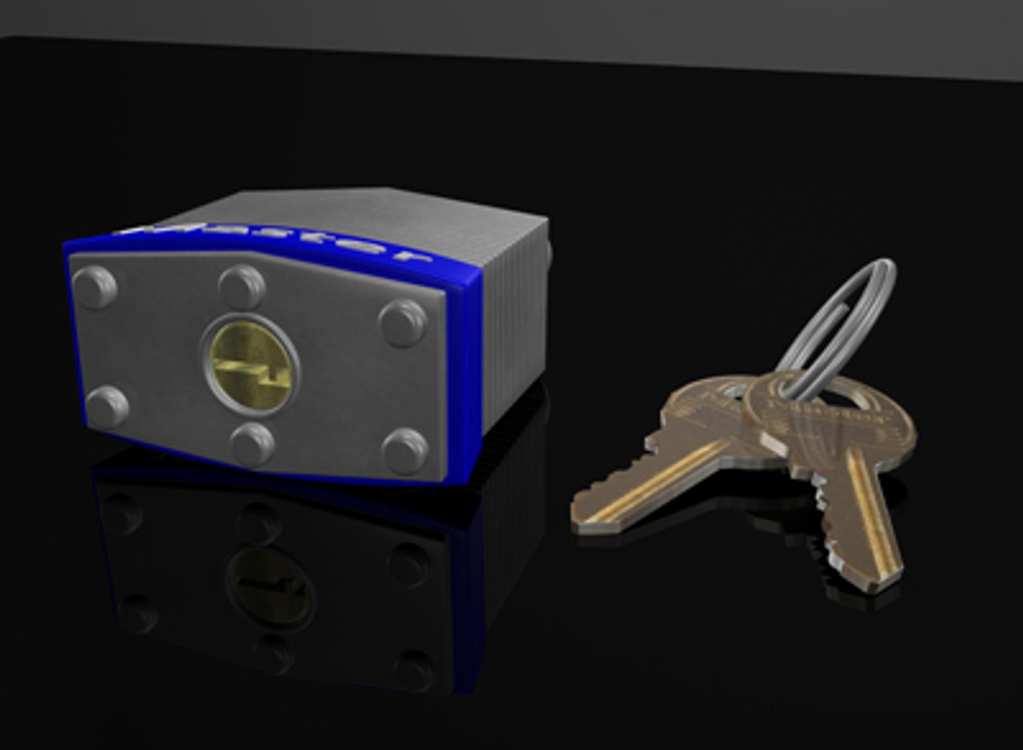 Master Lock 3d Max