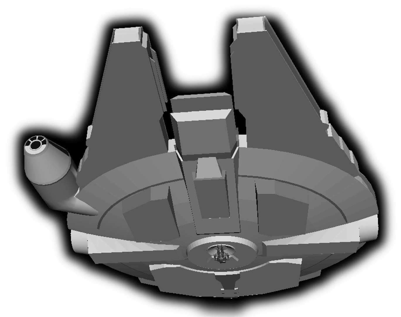 3D Mil Falcon Model - TurboSquid 1259818