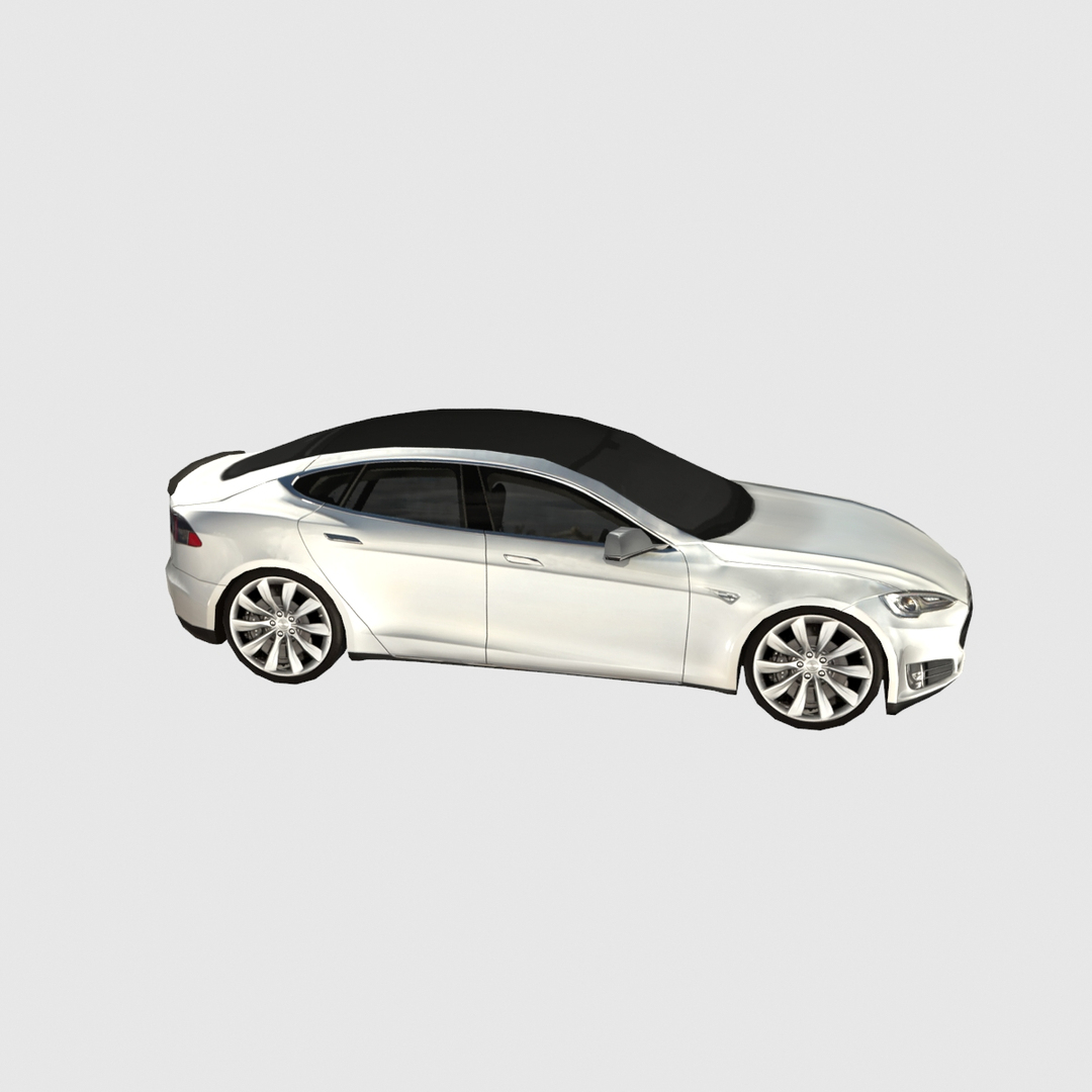 3d Model Tesla S 2013