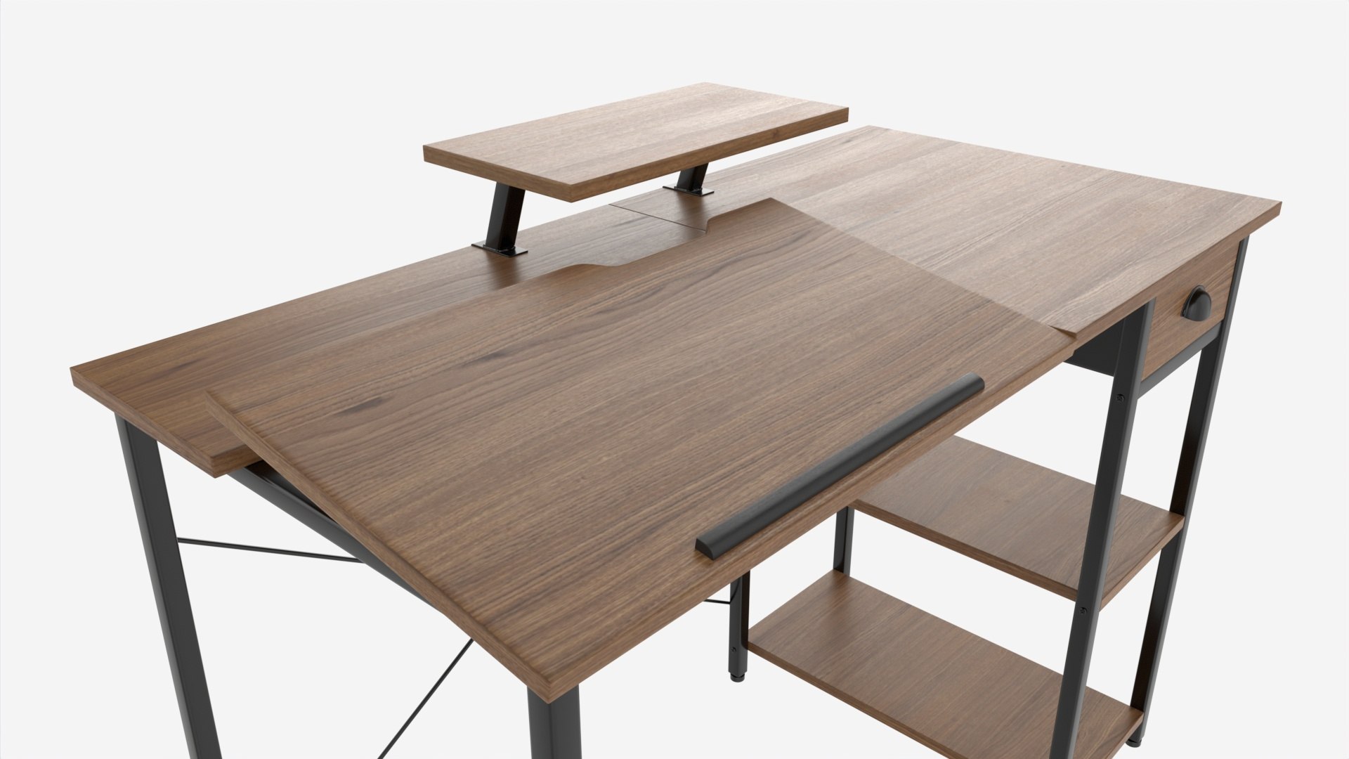 Adjustable Tiltable Drawing Table 3D Model - TurboSquid 1987925