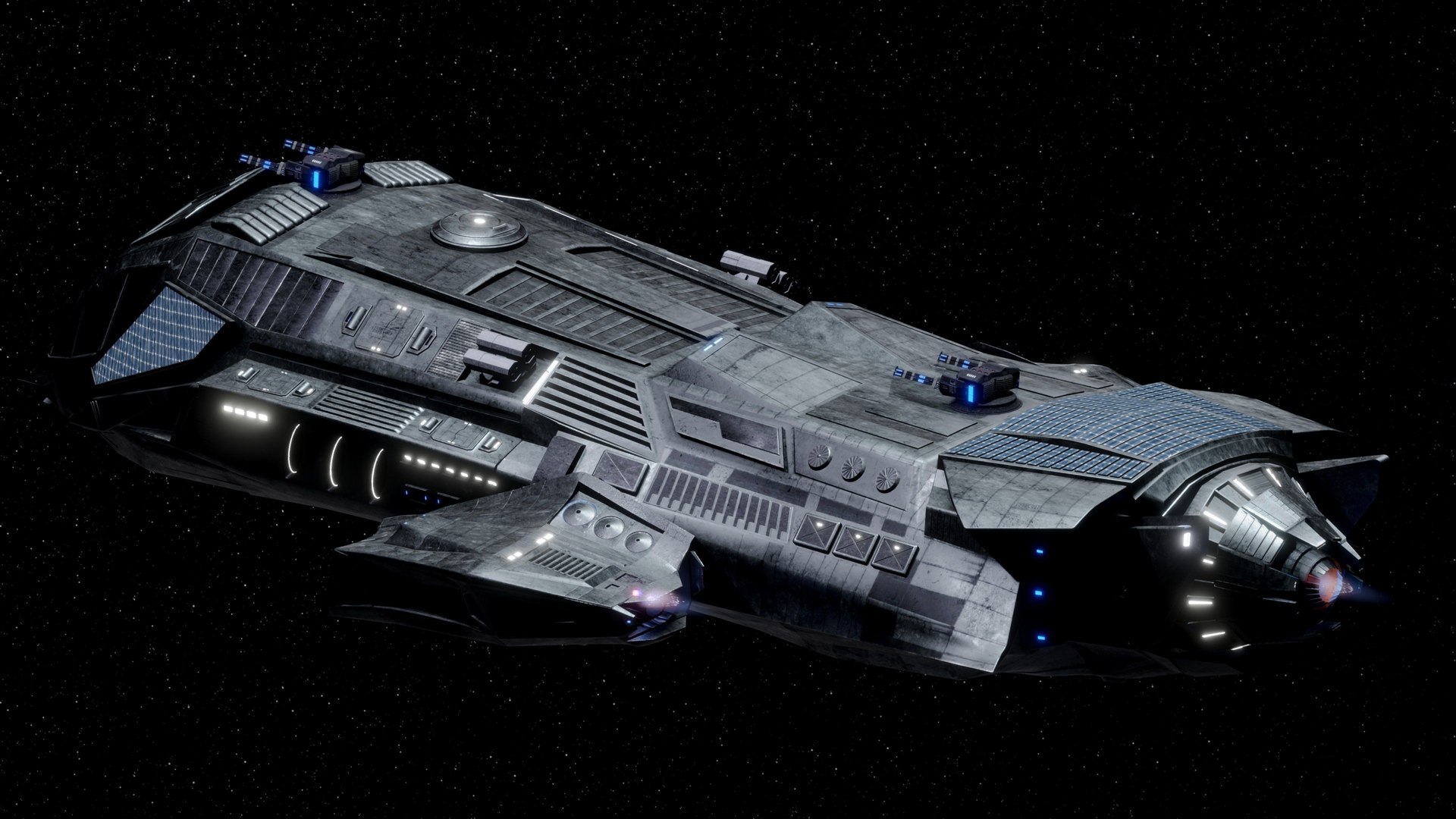 3D Sci Fi Dropship Model - TurboSquid 1525084