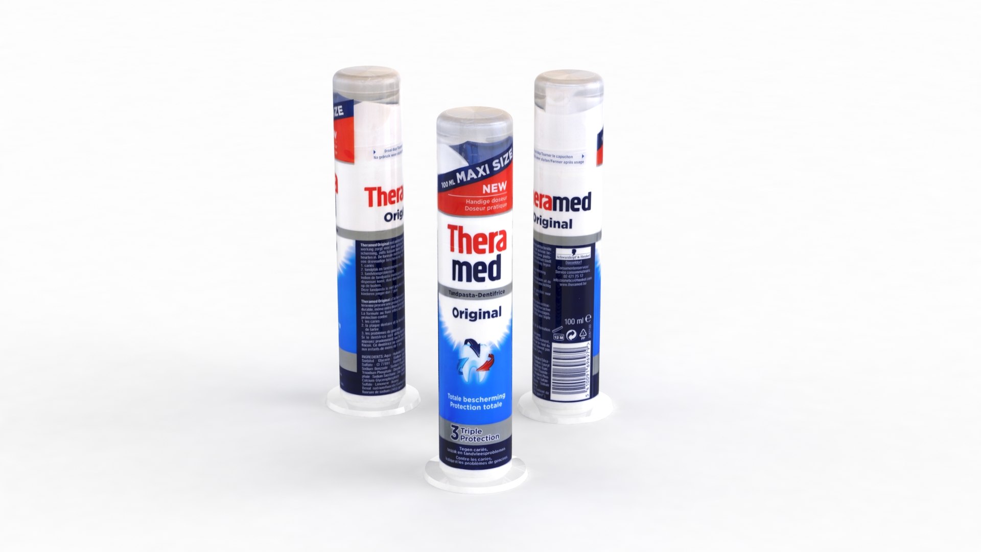 Thera Med Original 100ml 2022 3D Model - TurboSquid 1851434