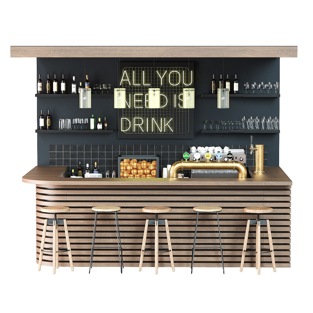 3D Bars - TurboSquid 1501555