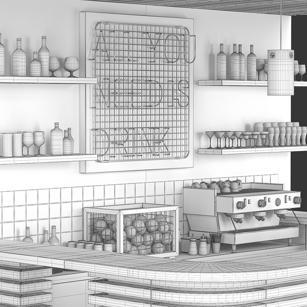 3D bars - TurboSquid 1501555