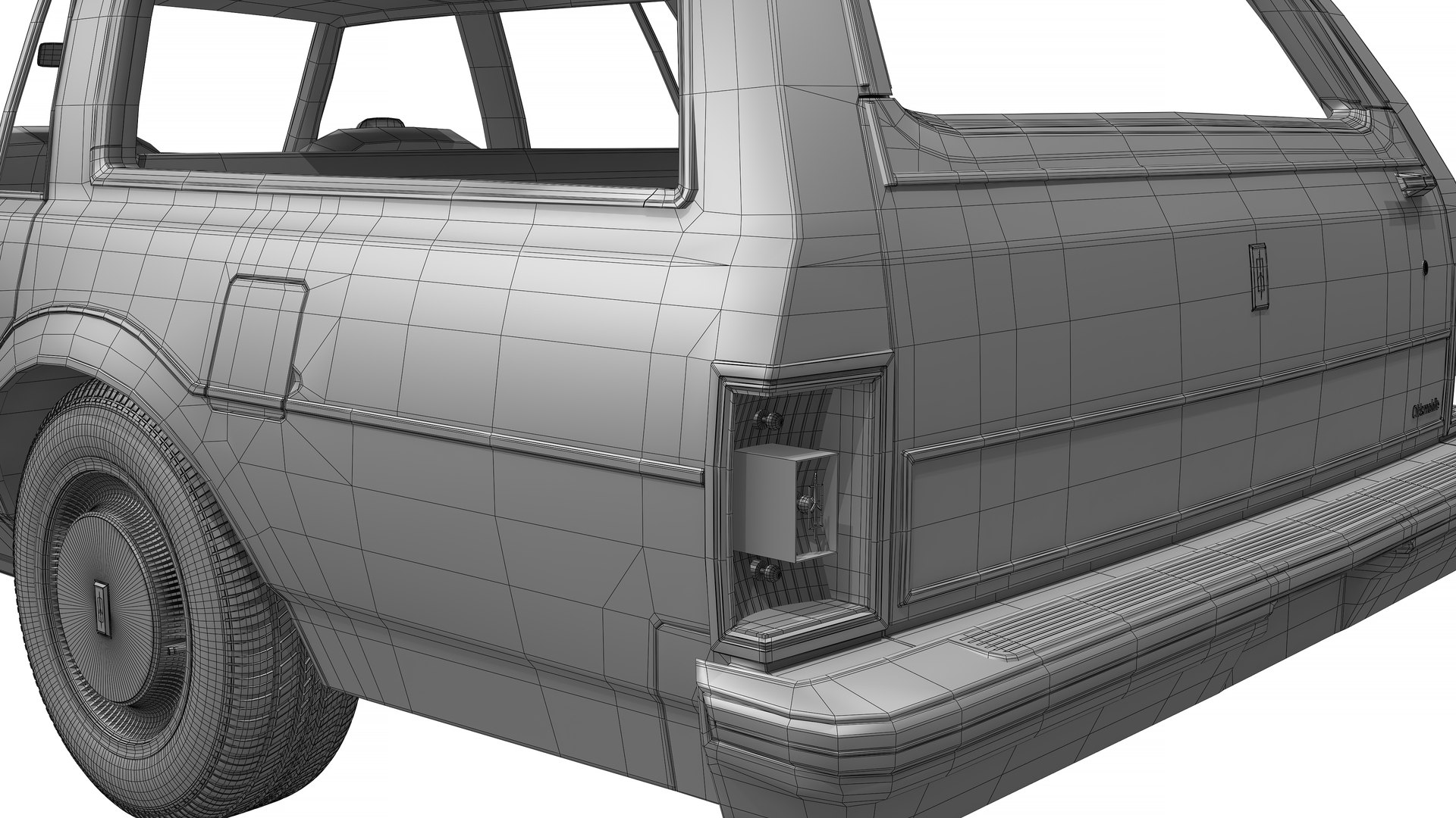 3D Model Oldsmobile Delta 88 Custom Cruiser 1977 - TurboSquid 2129875