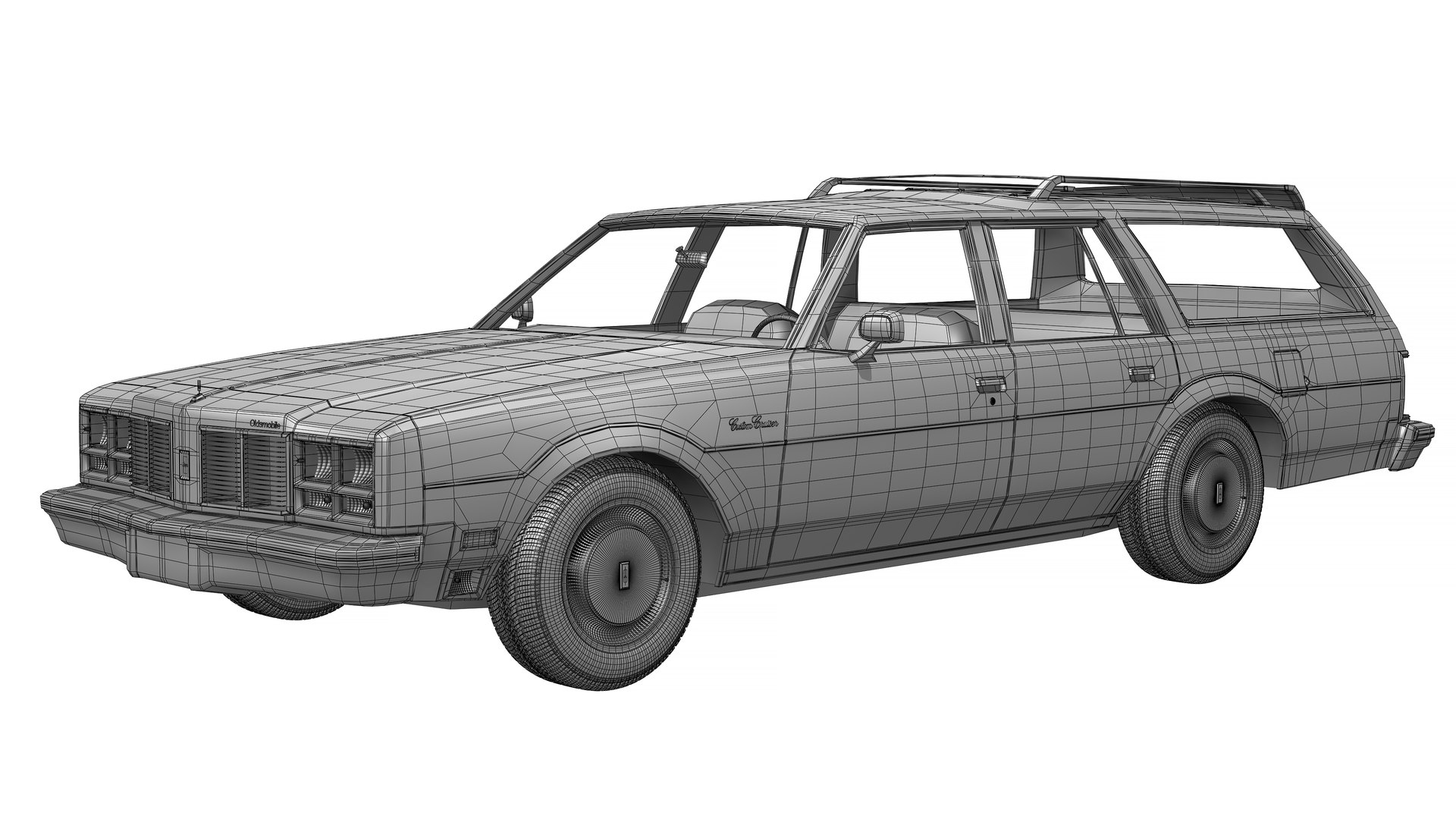 3D Model Oldsmobile Delta 88 Custom Cruiser 1977 - TurboSquid 2129875