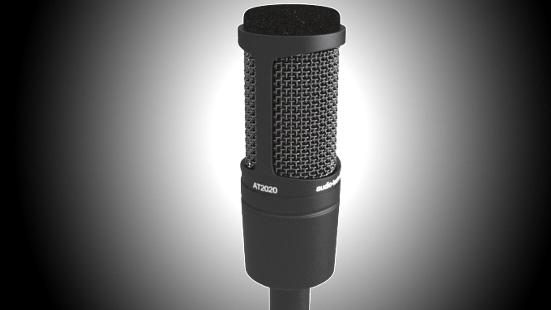 3d 3dmodel audio-technica at2020