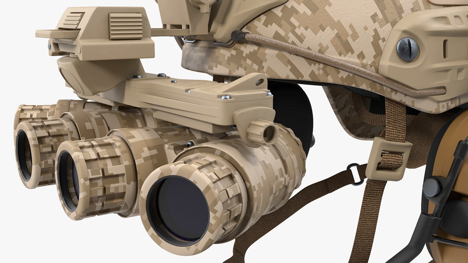 Tactical Helmet Digital Camo 3D Model - TurboSquid 1486637